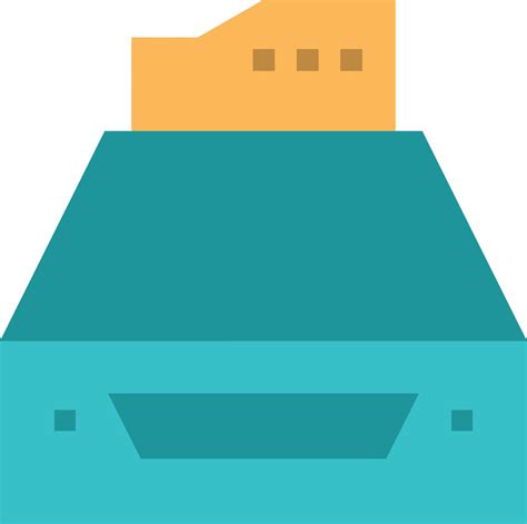 Files Accounting Accounts Data Database Inbox Storage Flat Color Icon