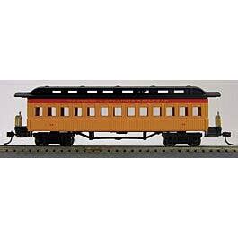 Con Cor 1880s Wood Open Platform Coach Ready To Run Western