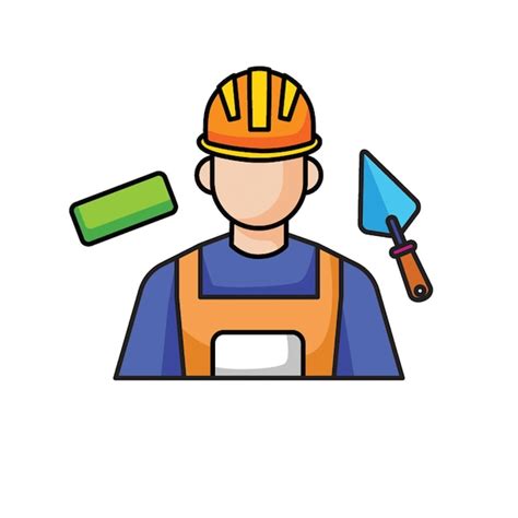 Premium Vector Builder Icon