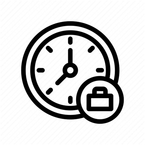 Worker Work Labour Time Clock Hours Icon Download On Iconfinder