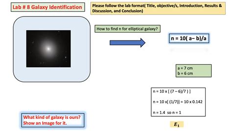 Solved Lab 8 Galaxy Identification Please Follow The Lab