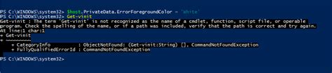 Changing Color Of Error Messages In PowerShell Red Is Scary AN IT DIARY Of AI Windows MEM