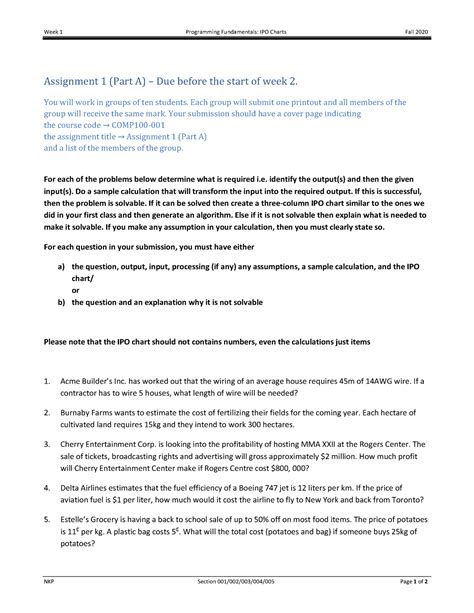 Wk01 Ipo Charts Assignment Week 1 Programming Fundamentals Ipo