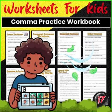 2nd Grade Comma Practice Worksheets By Lib Anatomy School Tpt