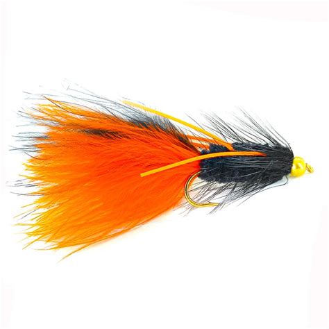 Streamer Wolly Bugger Orangeblack La Boite à Mouches