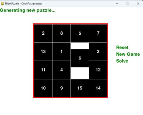 Puzzle Game In Python Copyassignment