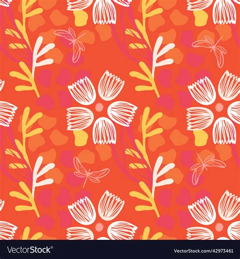 Teenage Seamless Pattern Naive Simple Style Vector Image