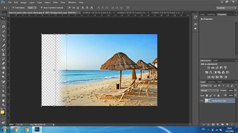 รวมเทคนิคแต่งภาพโปรแกรมต่างๆ การทำภาพค่อยๆ จาง Photoshop