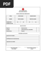 Fr Ryc 16 Hoja De Traslado En Ambulancia Pdf Ciencias De La Salud