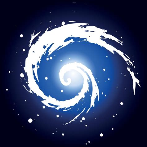 Blue Energy Vortex Bright Abstract Swirling Galaxy With Cosmic Glow 55845019 Vector Art At Vecteezy