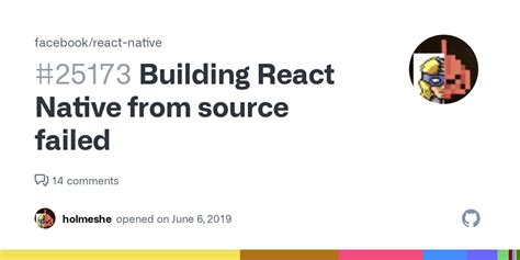 Building React Native From Source Failed Issue Facebook React Native GitHub
