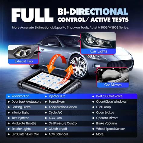 autel maxidas ds900 advanced diagnostic scanner coding and component