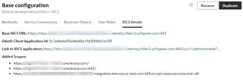 How Do I View Details Of Client Apps In Idcs