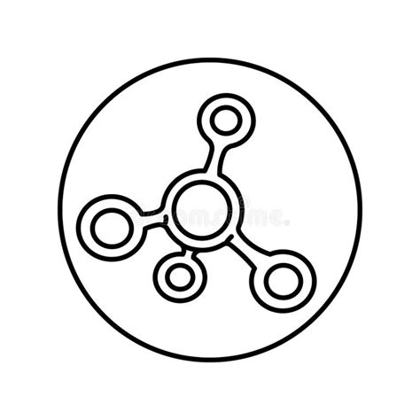 Molecules Color Line Icon Microorganisms Microbes Bacteria Stock Vector Illustration Of