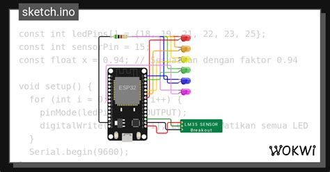 Lm35 Wokwi Esp32 Stm32 Arduino Simulator