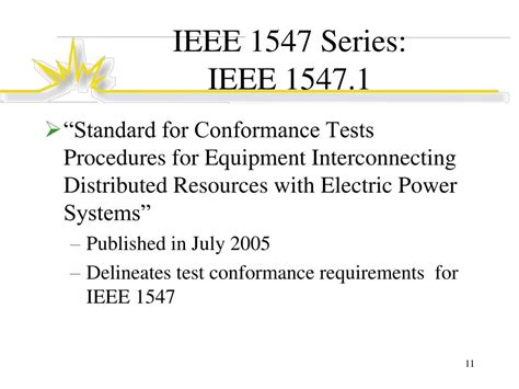 Ppt Ieee 1547 The Dg Interconnection Standard Powerpoint Presentation Id 254976