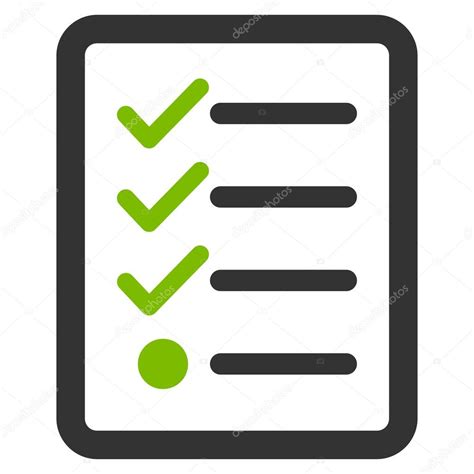 Checklist Icon From Business Bicolor Set Stock Vector Ahasoft 79082200