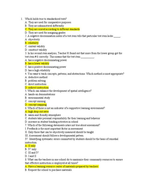 Assessment Of Learning Pdf Teaching Method Learning