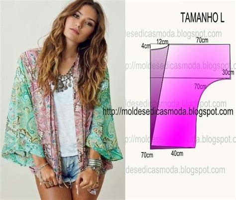 Molde De Casaco Em Seda Passo A Passo Com Medidas