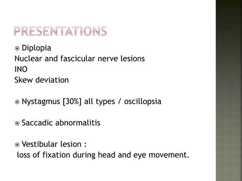 Ocular Manifestations Of Multiple Sclerosis Pptx