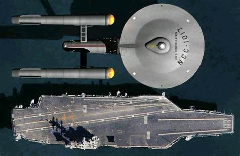 Enterprise Size Comparison Star Trek Starships Star Trek Enterprise