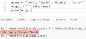 How To Print A List Without Brackets In Python
