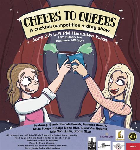 My Design For This Years Cheers To Queers Event In Baltimore This Was
