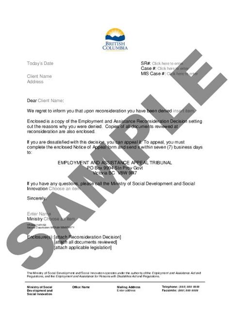 Letter Pdf 48897 Challenging A Pip Decision And Example Reconsideration Letter