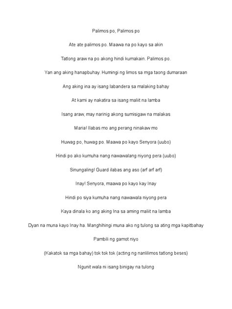 Declamation Piece Orig Pdf