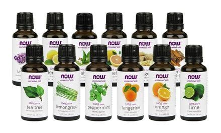 Now Foods Essential Oils 12 Pack Variety Bundle Aromatherapy Oils