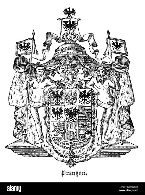 Coat Of Arms Of The Kingdom Of Prussia Cut Out Stock Images And Pictures