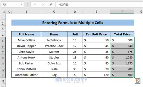 How To Make A Pattern Repeat In Excel 8 Easy Ways