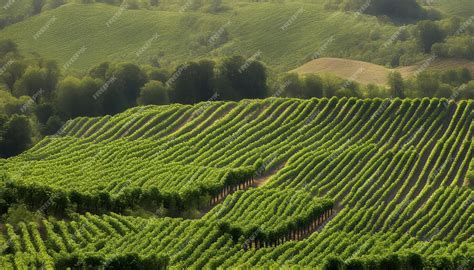 Premium Photo A Field Of Green And Brown Trees With A Field Of Green