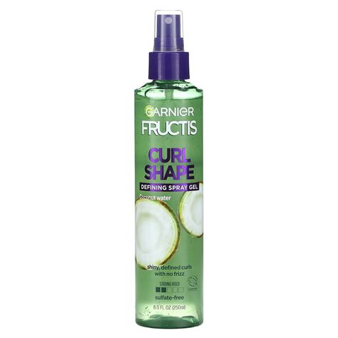 Garnier Fructis Curl Shape Defining Spray Gel 85 Fl Oz 250 Ml