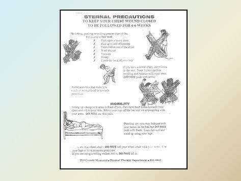 Sternal Precautions Functional Occupational Therapy Activities