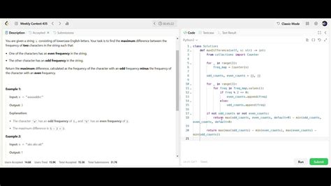 Leetcode Weekly Contest 435 All Solutions Algorithm Coding Youtube