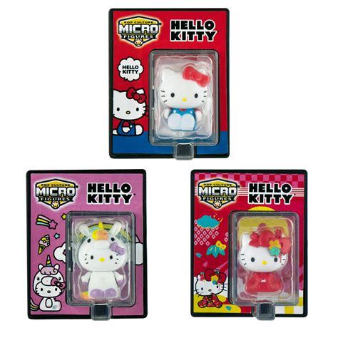 Worlds Smallest Worlds Smallest Hello Kitty Bundle Set Of 3 Micro Fig
