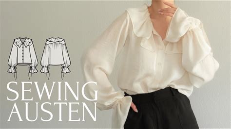 Diy Romantic Cottagecore Ruffled Regency Style Blouse Sewing Tutorial