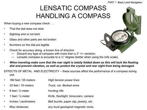 Land Navigation Part 1 Ppt