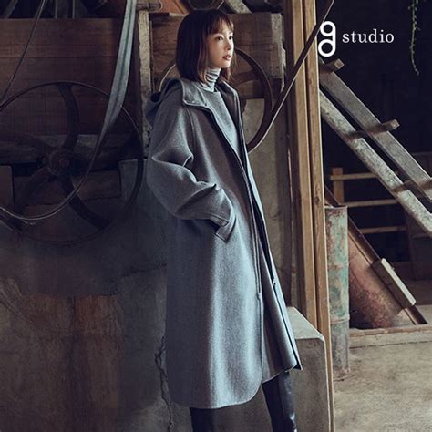 지스튜디오 22fw 핸드메이드 후드코트