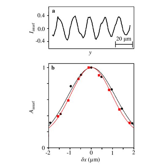 Fig S6 Shift Interferometry Measurements A Interference Fringes I