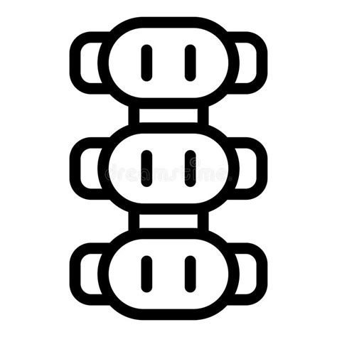 Electrical Socket Strip Connecting Three Devices Providing Power Supply