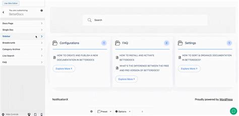 How To Customize The Documentation Sidebar BetterDocs