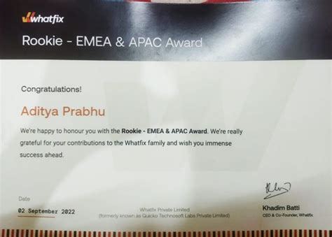 Aditya Prabhu On Linkedin Onewhatfix Whatfix 20 Comments