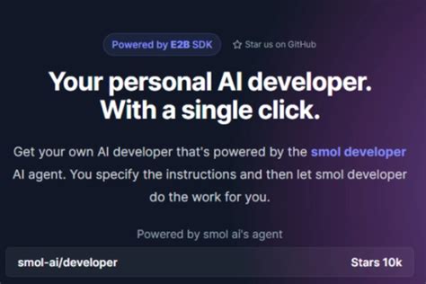 Smol Developer Features Pricing Reviews And More 2024