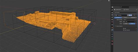 geometry nodes separating an object with boolean intersection