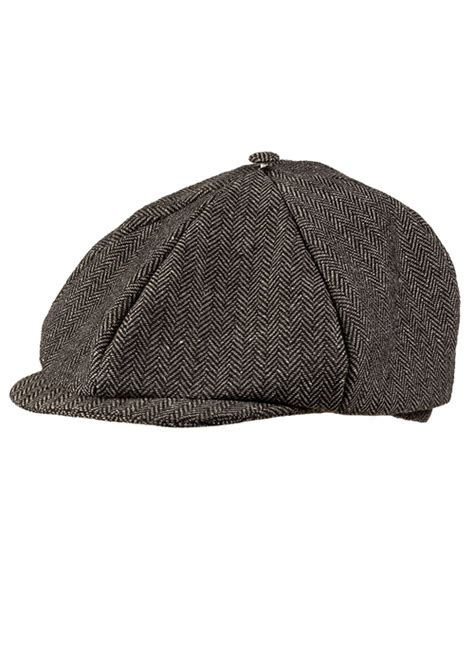 Peaky Blinders Style 20s Gangster Grey Flat Cap [33017 Disc] Struts