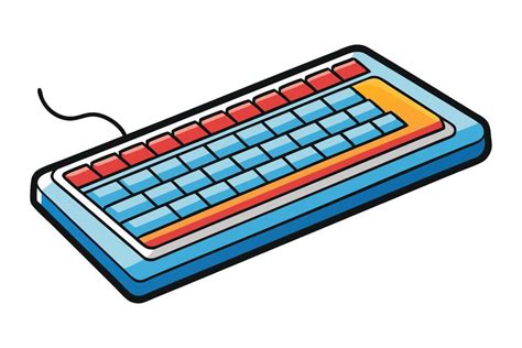 Cartoon Keyboard Vector Art Icons And Graphics For Free Download