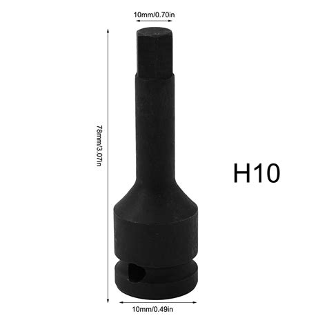 Wuweikeji 1 Pcs Electric Drill Socket Adapter 12 Inch Hex Head Air