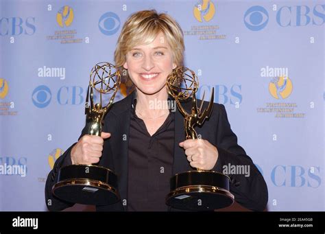 Ellen Degeneres Poses In The Pressroom At The 32nd Annual Daytime Emmy